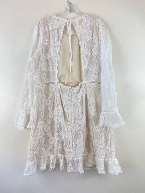 Db Studio | Dresses | Davids Bridal Db Studio 3x Ivory Floral Lace High ...